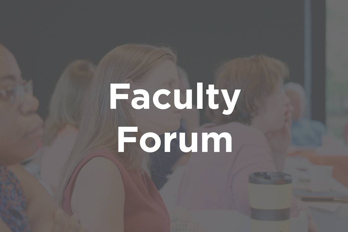 Faculty Forum: June 2019 - Winston College of Law