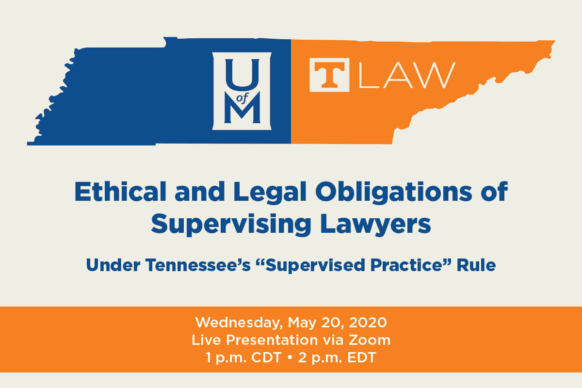 College to offer CLE on TN supervised practice rule - Winston College ...
